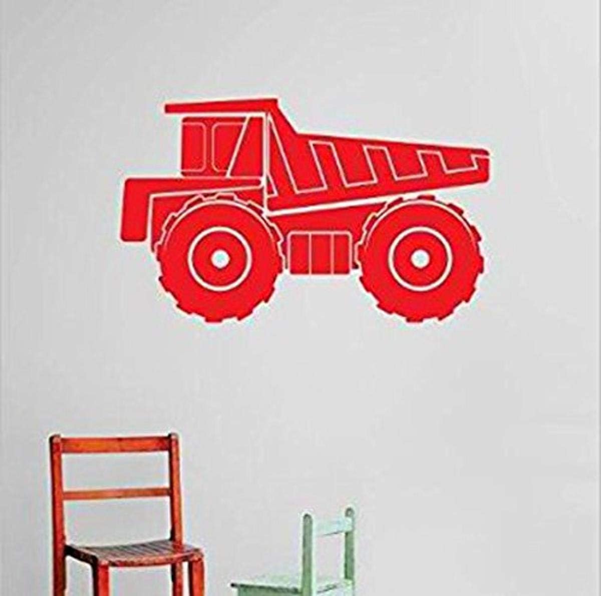 Amazon.com: Design with Vinyl Cryst 500 1105 Red Tractor Dump Truck ...