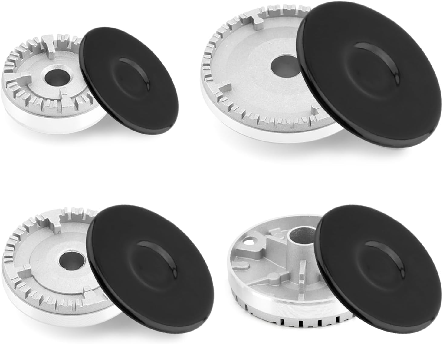 Amazon.com: Cooker Hat Set,Cooktop Burner Cap & Burner Head Replacement ...