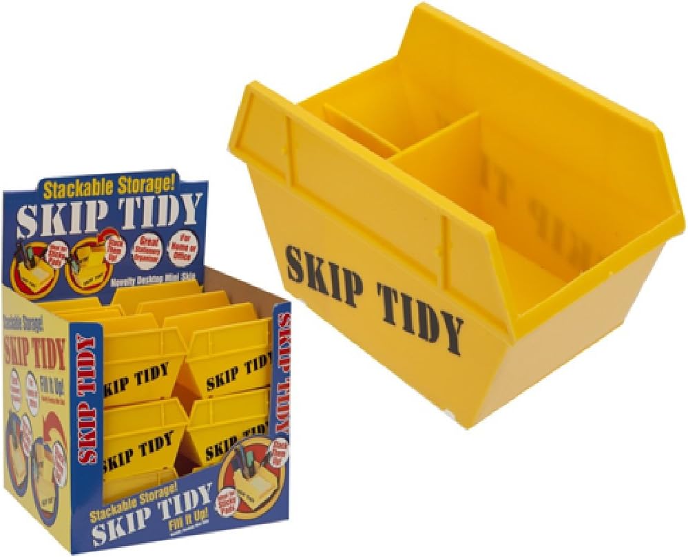 DESKTOP NOVELTY MINI SKIP OFFICE DESK TIDY STANTIONARY PEN STICKY PADS ...