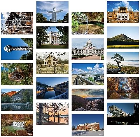 Amazon.com : Dear Mapper Vintage United States Arkansas Landscape ...