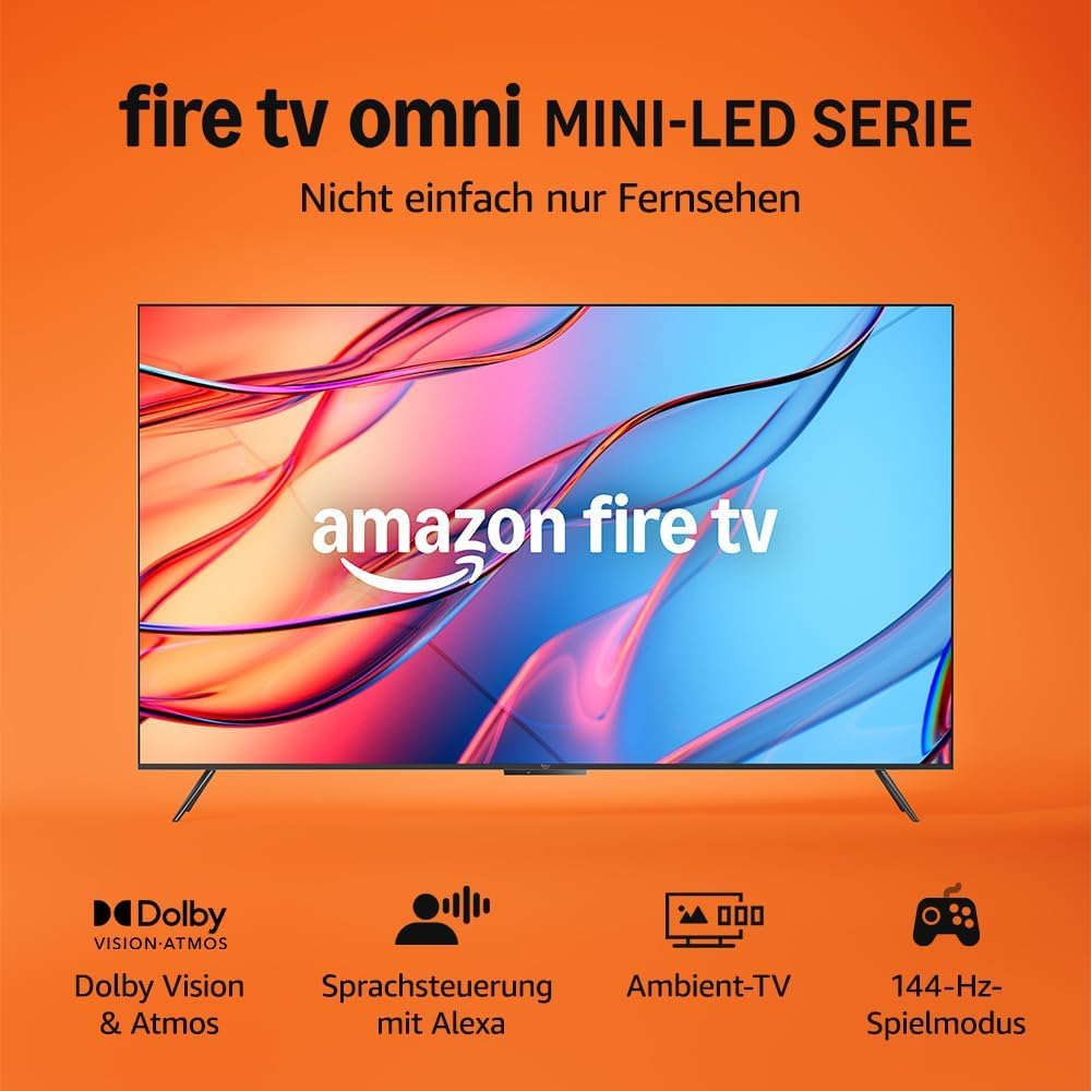 Amazon Ember Mini-LED-Serie mit Fire TV, QLED-Smart-TV mit 55 Zoll ...