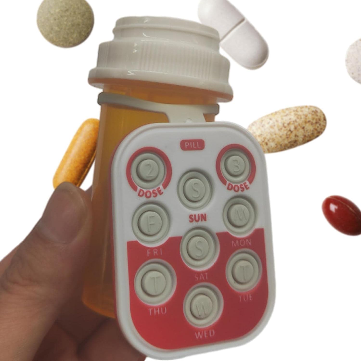 Medication Dose Tracker,Reusable Reminder Dose Tracker for Pill - Daily ...