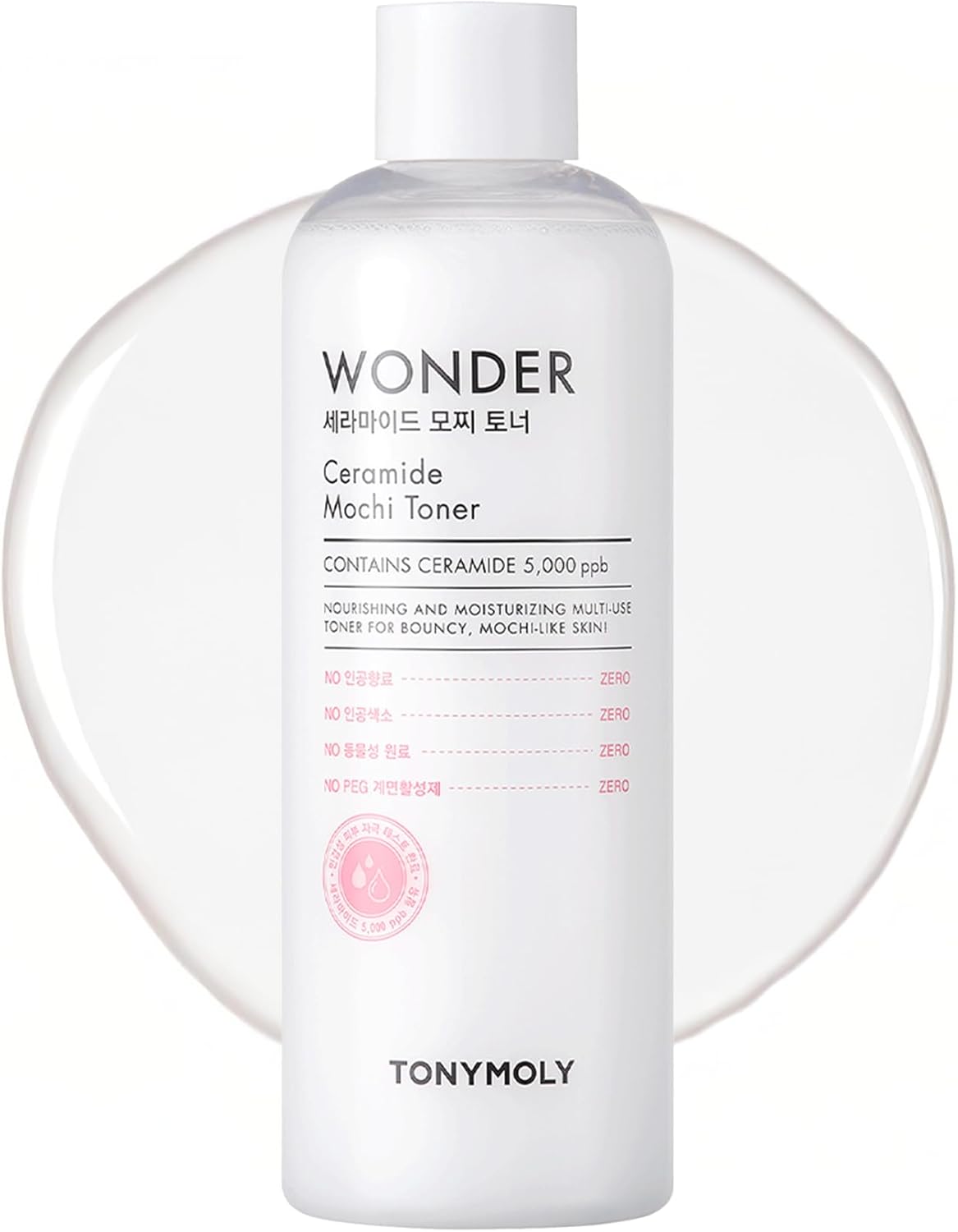 TONYMOLY Wonder Ceramide Mochi Toner, 500ml - Large Size, Korean ...