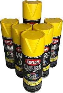 Krylon Matte Sunbeam Fusion All in One Paint & Primer - 6 Pack - Amazon.com