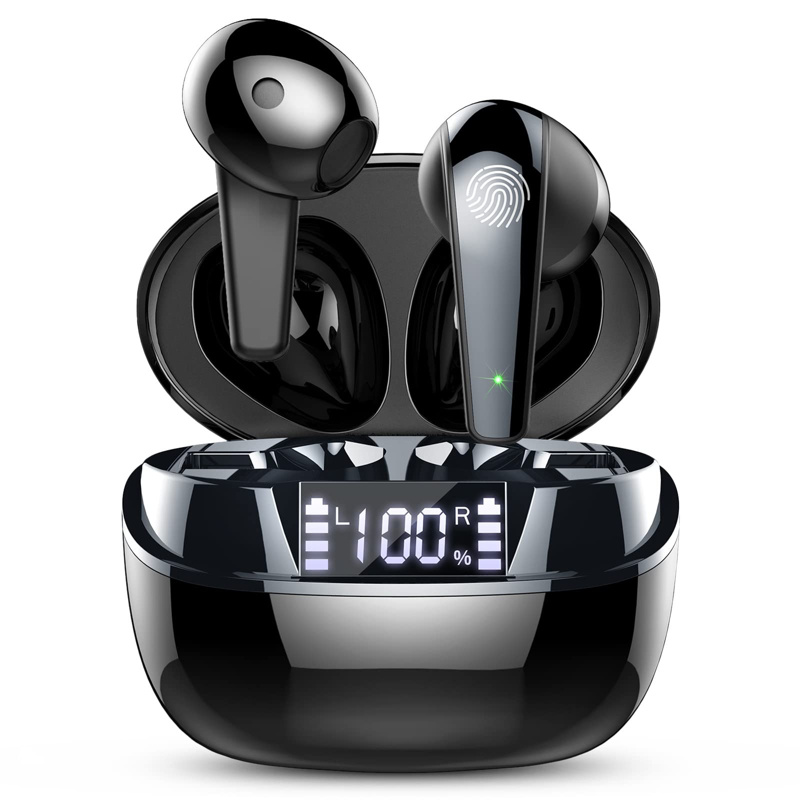 Amazon.com: Ordtop Wireless Earbud Bluetooth Headphones, Hi-Fi Stereo ...