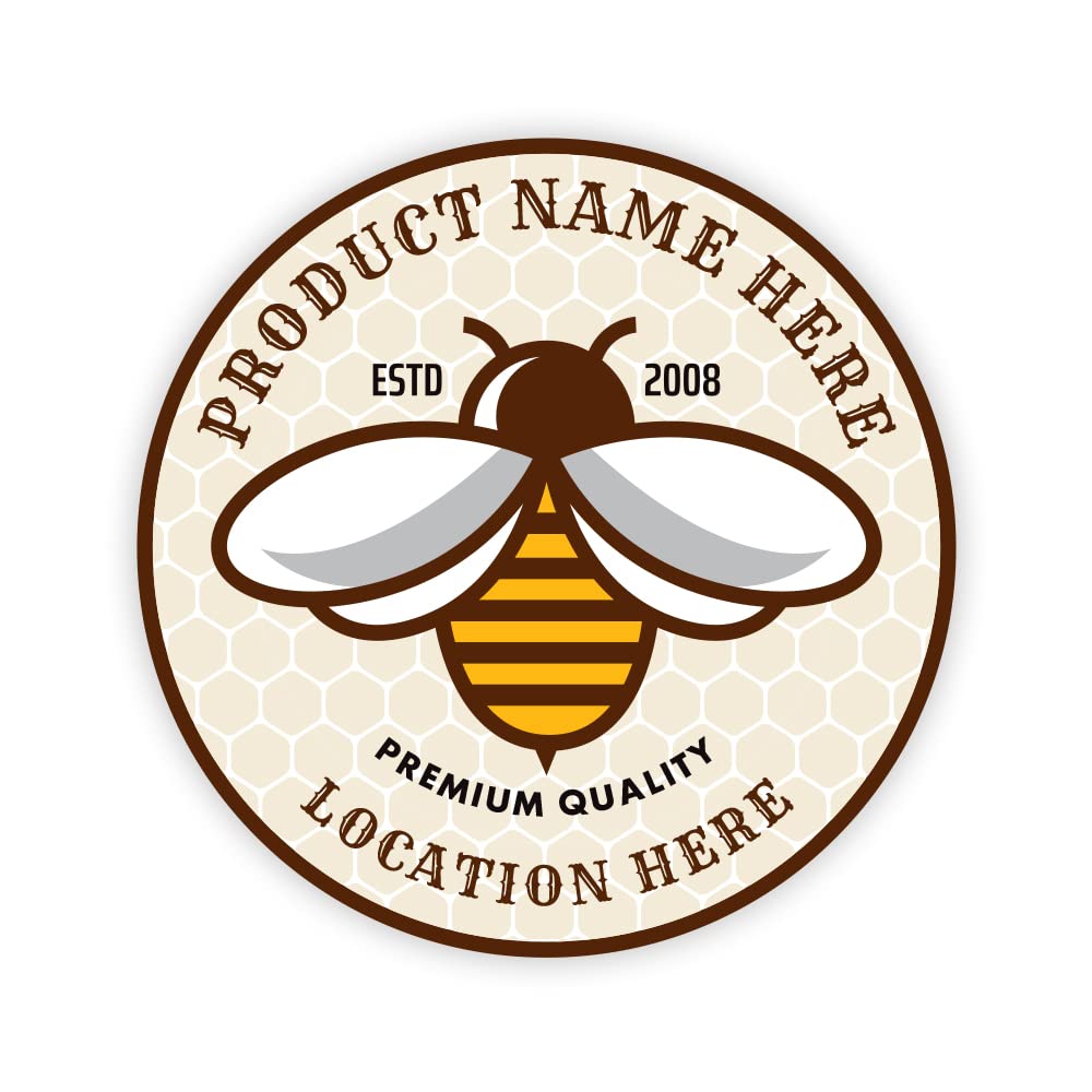 Amazon.com: Personalized Honey Stickers, Custom Honey Product Stickers ...