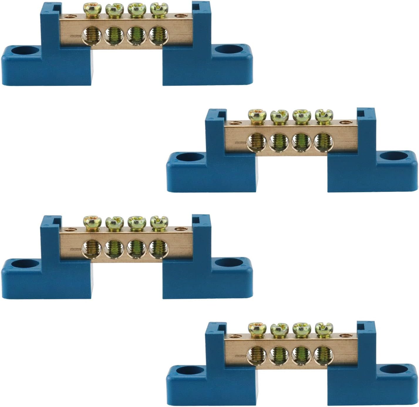 Amazon.com: uxcell 5 Holes Single Row Electrical Wire Screw Terminal ...