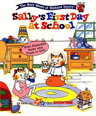 Amazon.com: RICHARD SCARRY BEST BOARD BOOKS SALLYS FIRST DAY AT SCHOOL ...