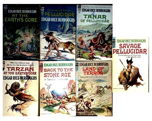 Complete Pellucidar Series 1-7 At the Earth's Core / Pellucidar / Tanar ...