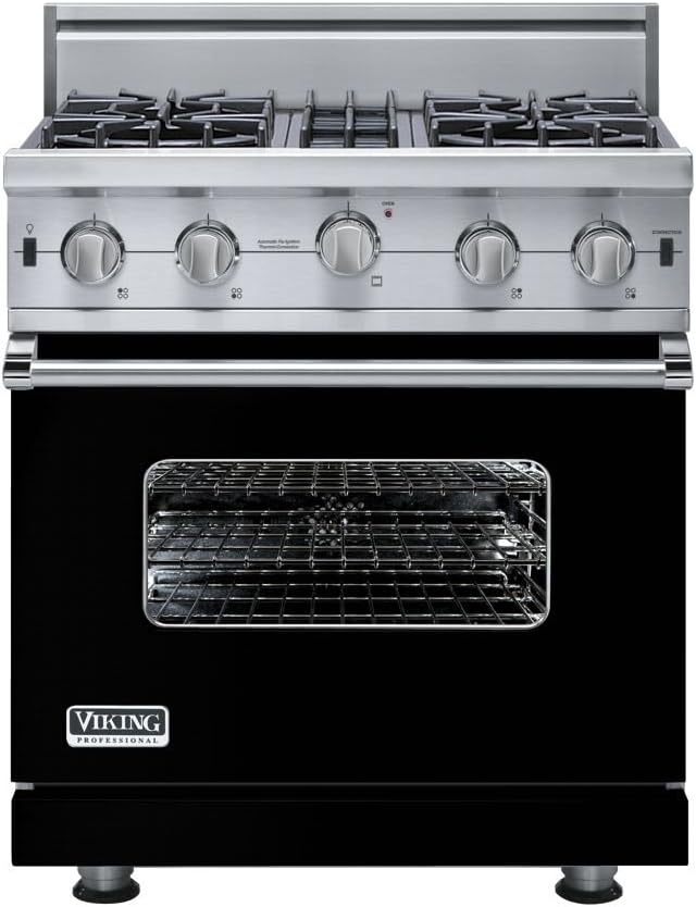 Amazon.com: 30" Custom Open Burner Range, Natural Gas, No Brass Accent ...