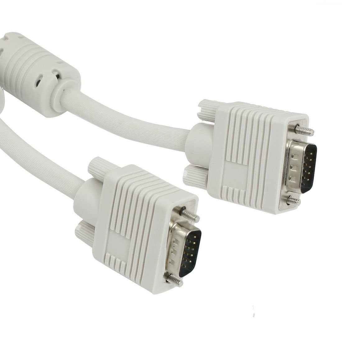 ZHuidjo 15M 49 Ft Male 15 Pin VGA HD15 Cord Extension Cable for Laptop ...