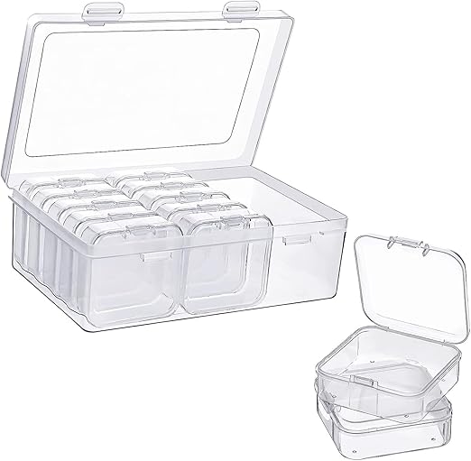 Aufbewahrungsbox Mit Deckel Klein 15 Stk Plastikbox Klein Transparentem ...