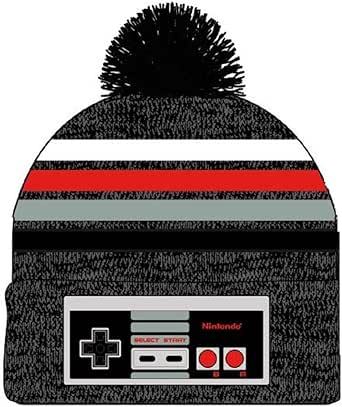 Amazon.com: Nintendo - Classic NES Controller Winter Beanie Hat with ...