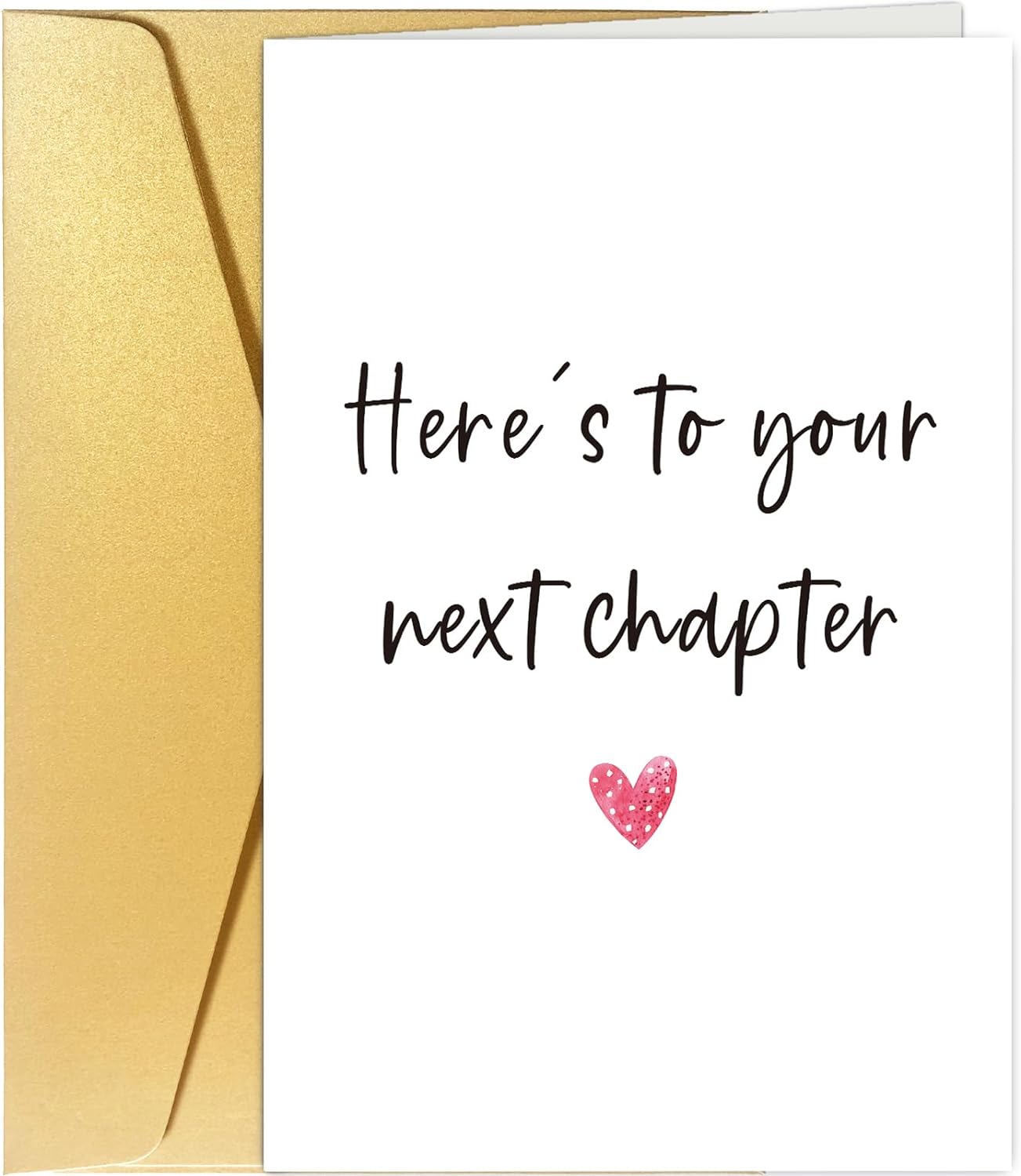 Spercy New Chapter Good Luck Card, New Job Congratulation Card, Leaving ...