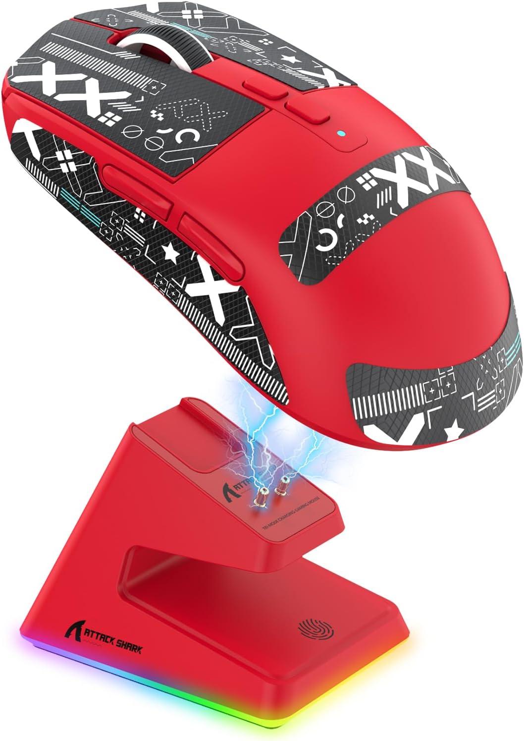 Amazon.com: ATTACK SHARK X6 Lightweight Wireless Gaming Mouse with RGB ...