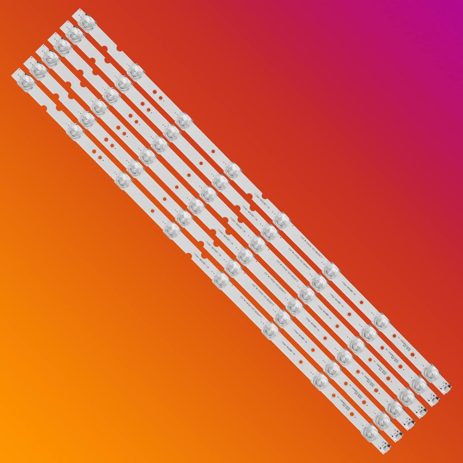 Amazon.com: QzayDrea 6pcs LED Strips Set fit for TCL TV,Backlight ...