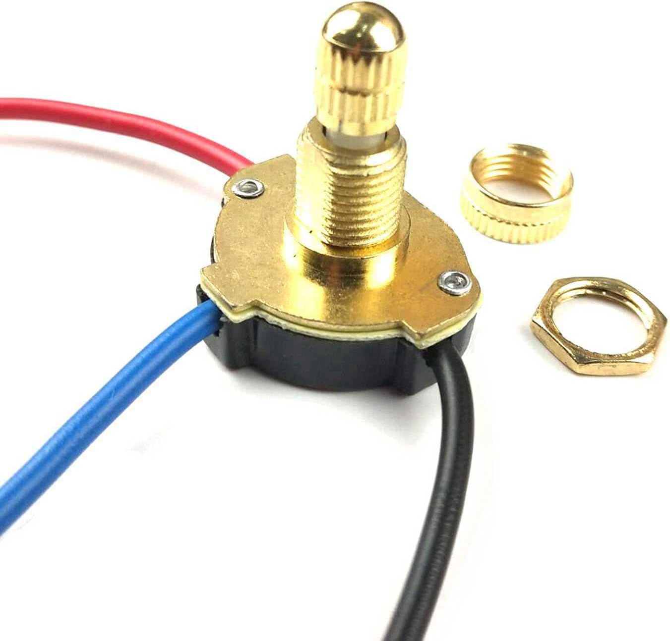 Amazon.com: B&P Lamp 3-Way, 4 Position, 2 Circuit Rotary Switch with ...