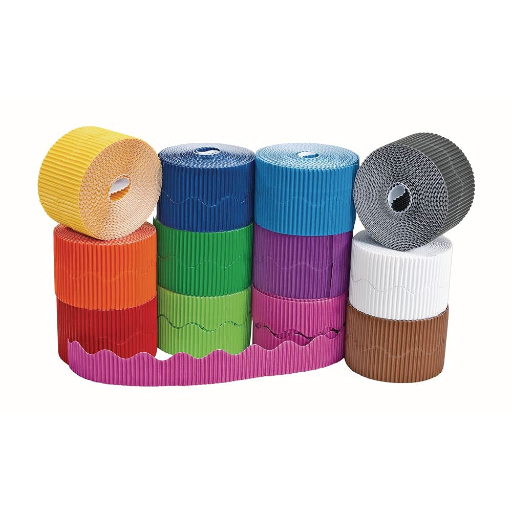 Amazon.com: Colorations Prima-Color Bulletin Board Borders, Classic and ...