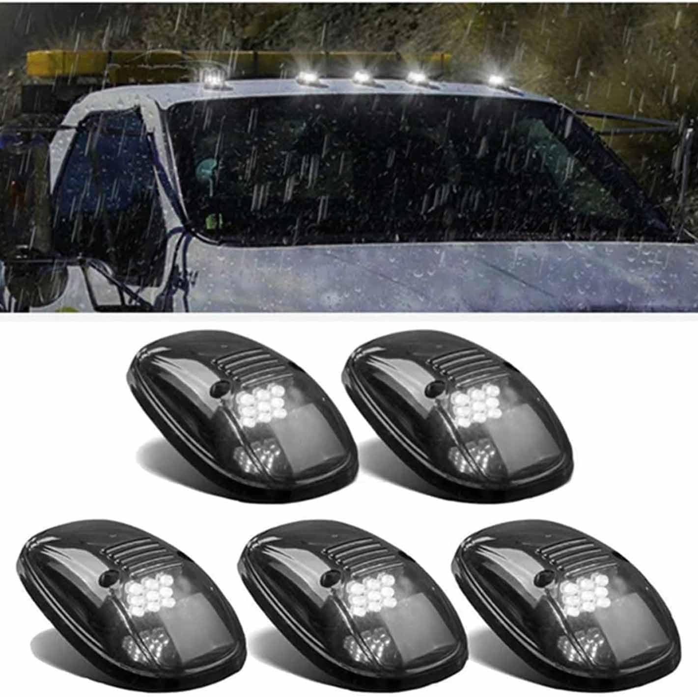 Ankikina Solar Powered Cab Lights, Solar Powered Cab Lights for Truck ...