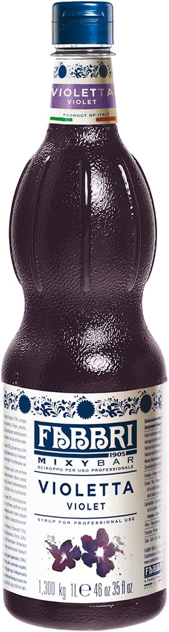Amazon.com: Fabbri Flavoring Syrup, Violet, Made in Italy, 33.8 Ounce ...