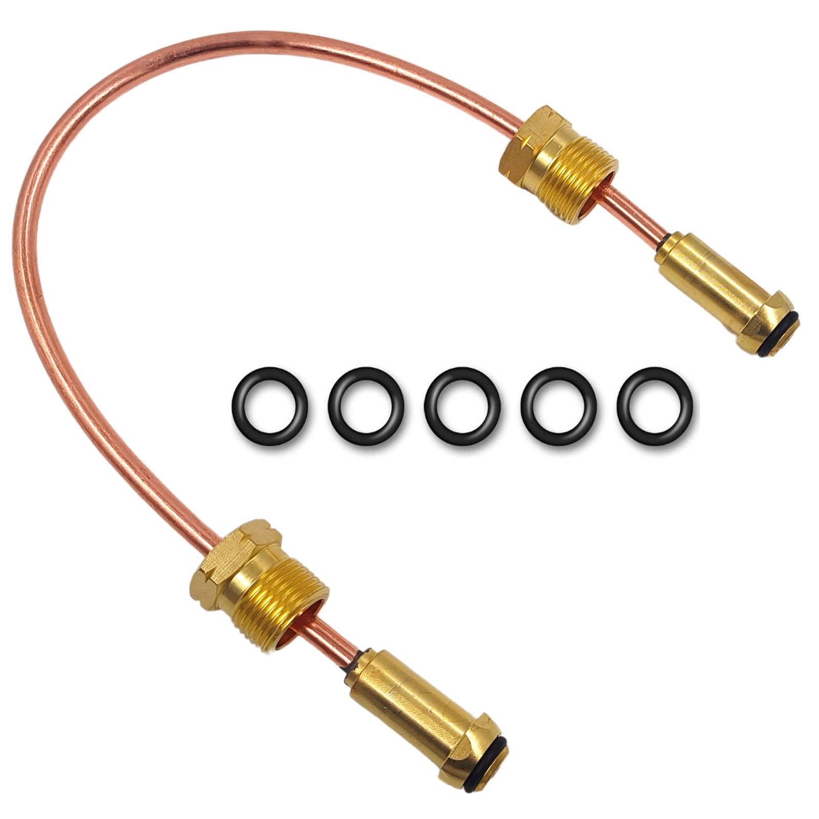 Snapklik.com : MENSI Propane Regulator Copper Pigtail Tubing Hose POL X ...