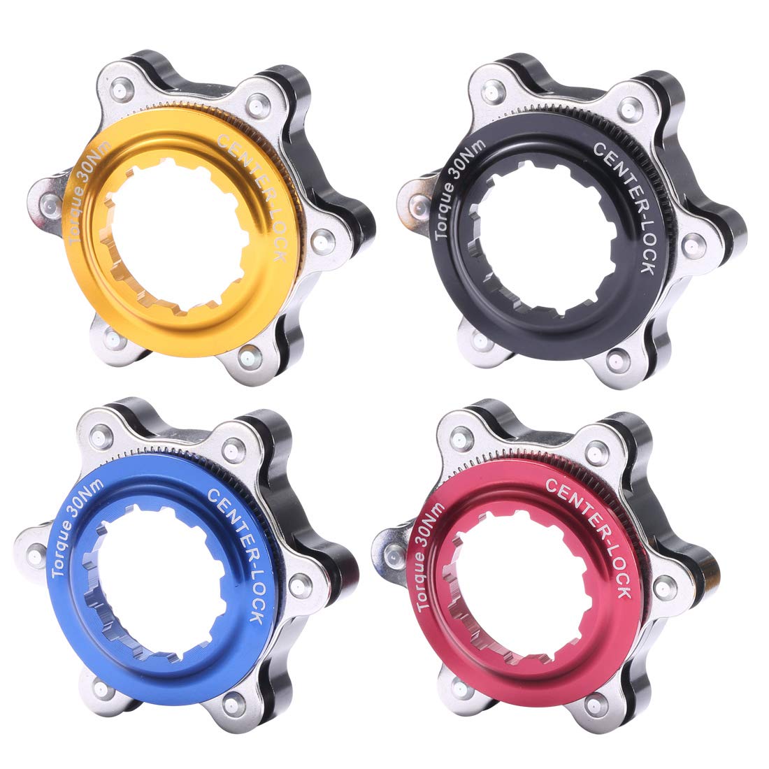 Snapklik.com : Aluminum Center-Lock Hubs To 6-Bolt Disc Brake Rotor ...