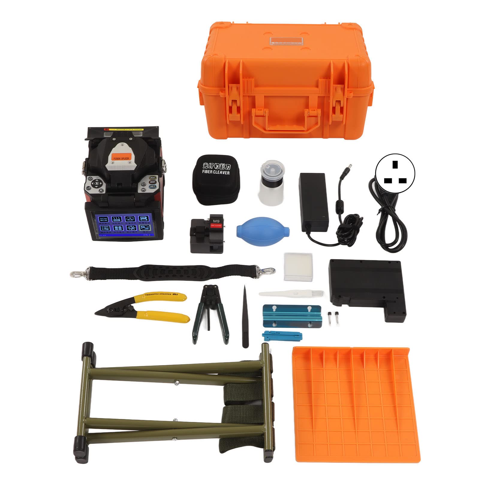 Buy Fiber Optic Fusion Splicer, 5in 400X Magnification Optical Fiber ...