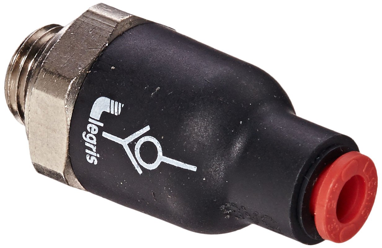 Legris 7994 04 10 Composite Check Valve, 1/8" BSPP Male x 4 mm Tube OD ...