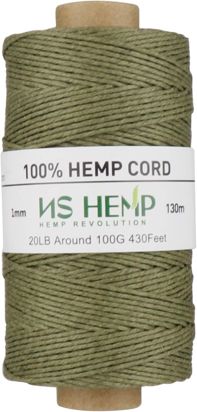 Amazon.com: One Package of 400 feet 100% Natural Hemp Cord #20