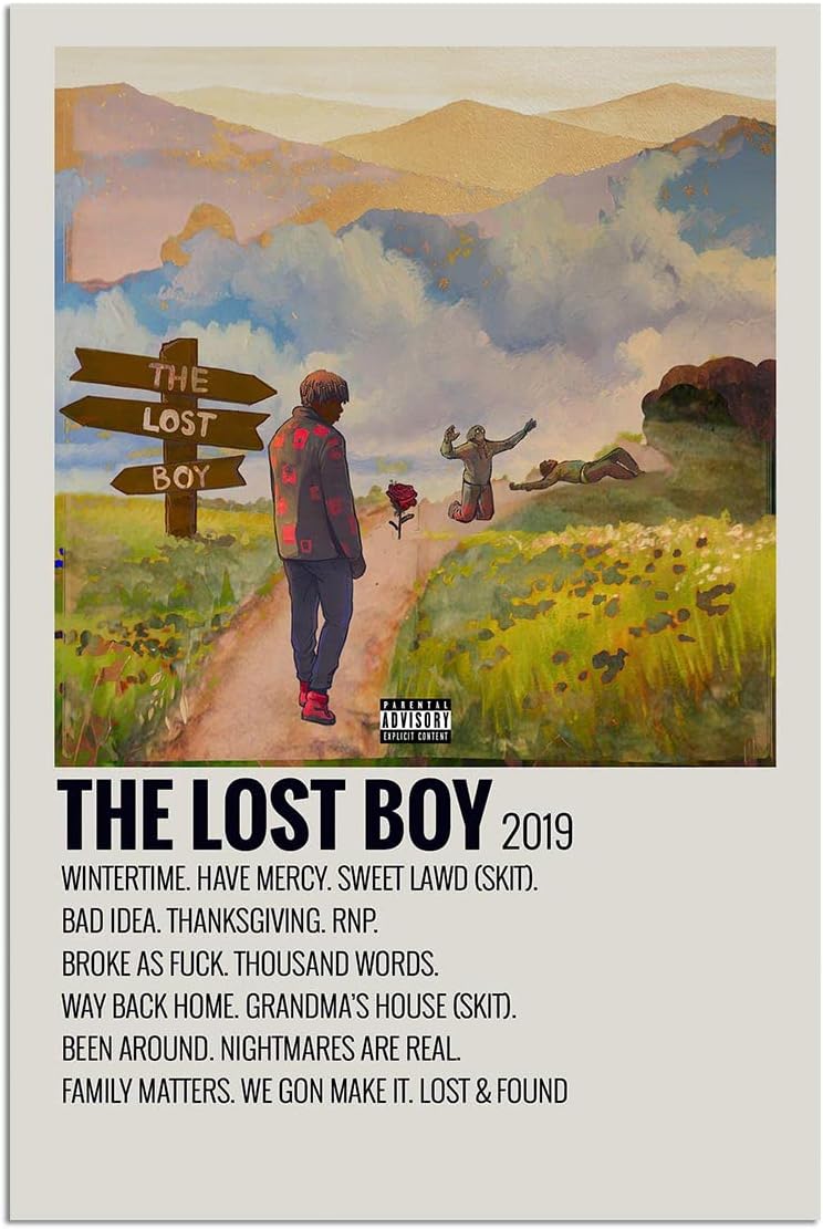 Amazon.com: Music Album Cover Posters, Cordae The Lost Boy Canvas ...