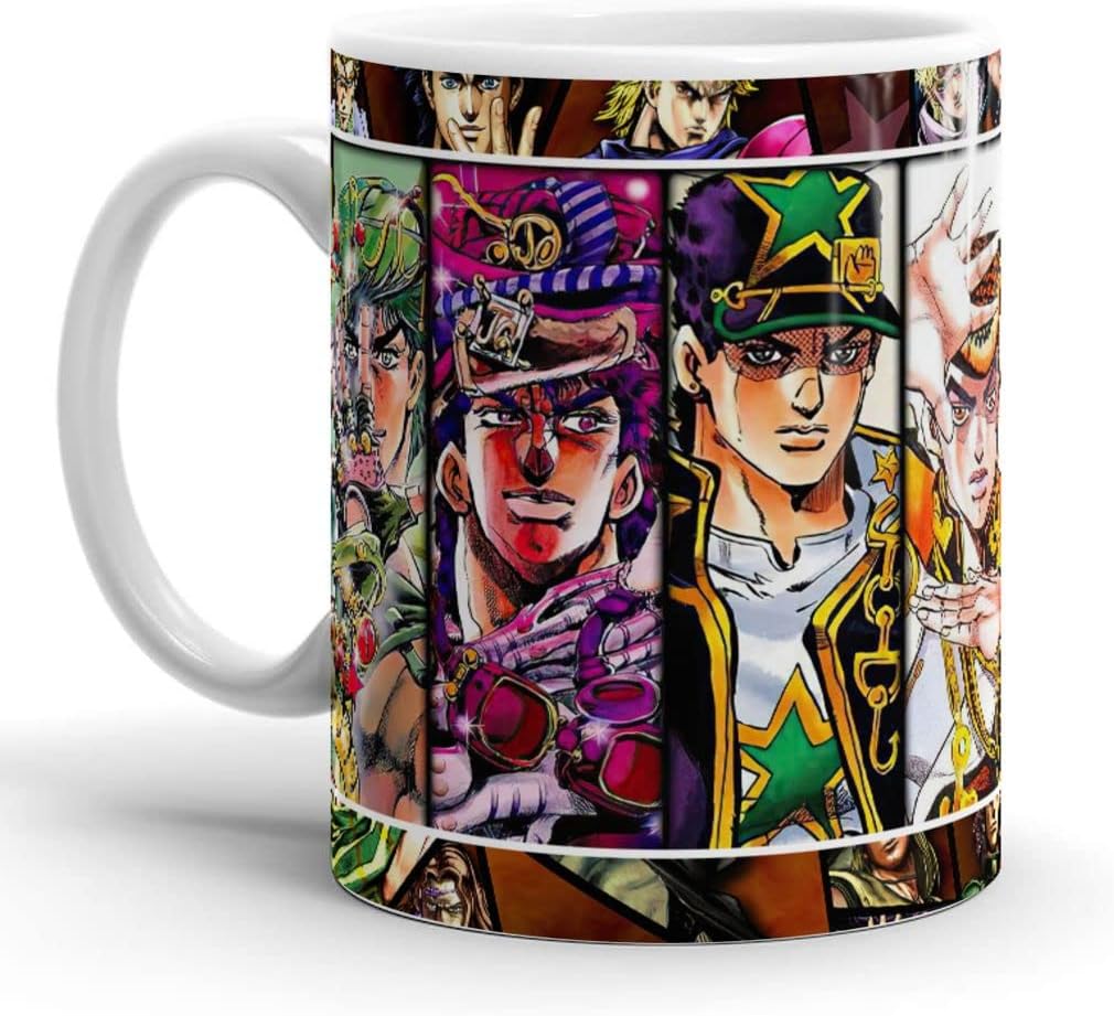 Amazon.com: Coffee Mugs Jojos Ceramic Bizarre Cups Adventure Tea Birthday Travel Coffee Mug 11 ...