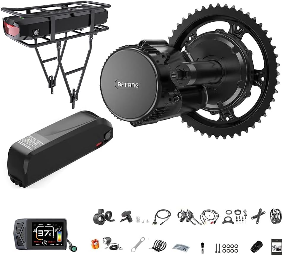 Amazon.com : BAFANG 52V 1000W Mid Drive Kit Ebike Motor with LCD ...