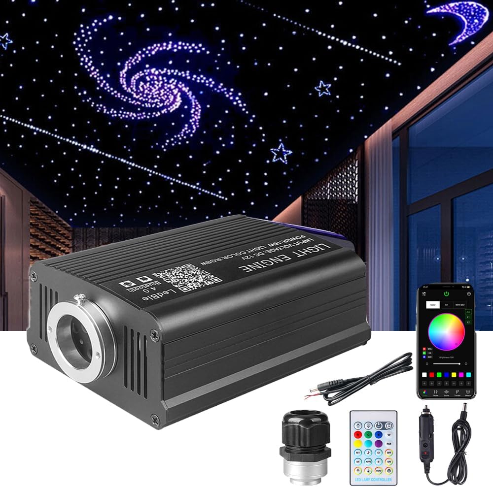 Meteor Twinkle 750 pcs 6.5ft Starlight Headliner Light,16W LED Star ...