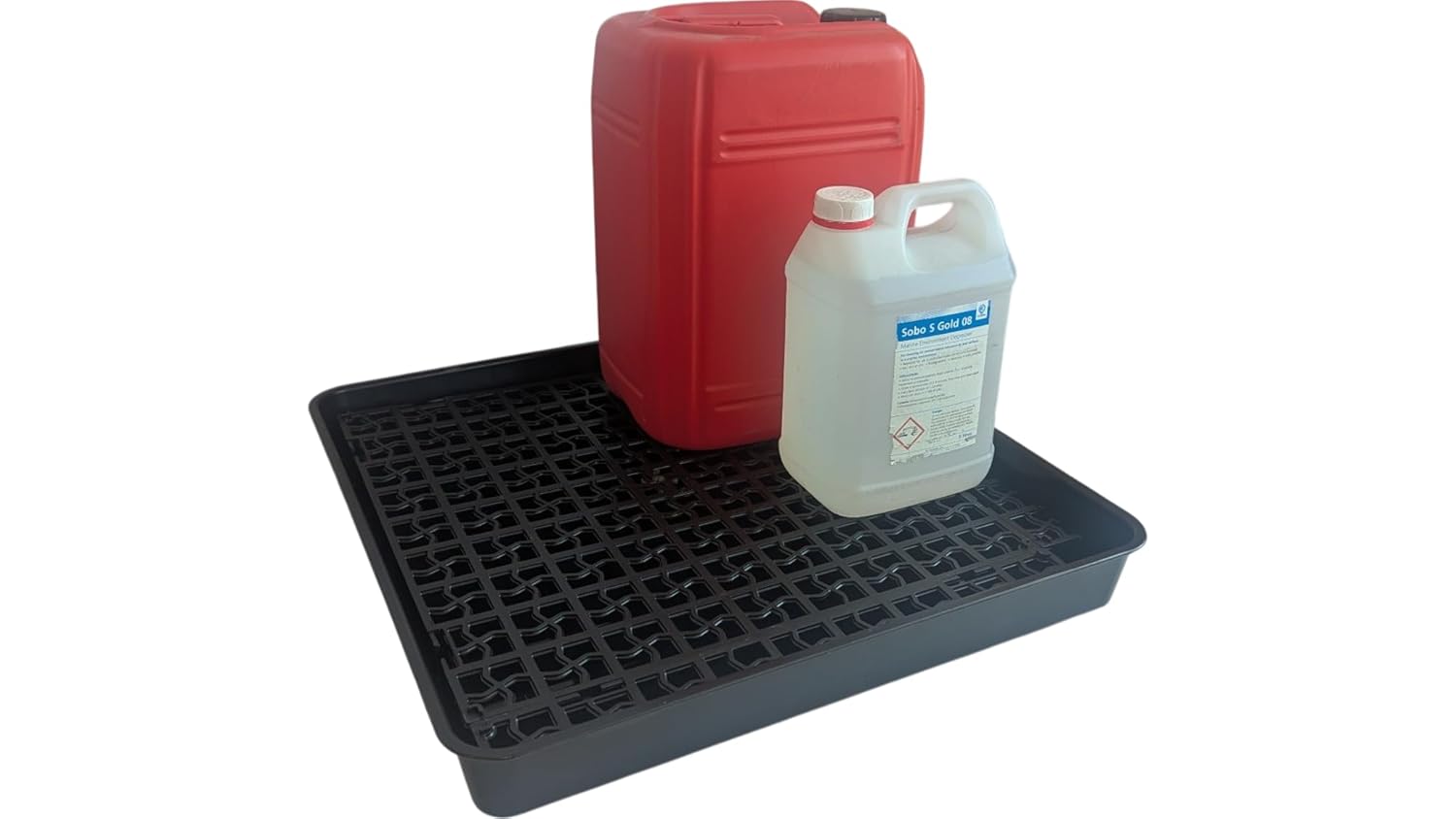 Bunded Drum Tray 60 x 60cm – Heavy-Duty Spill Containment Pallet for ...