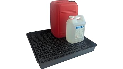 Bunded Drum Tray 59 x 59cm – Heavy-Duty Spill Containment Pallet for ...