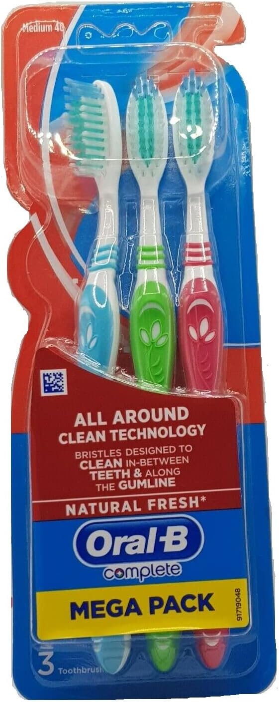 Oral-B Complete All Around Clean Technology Toothbrushes Mega Pack ...