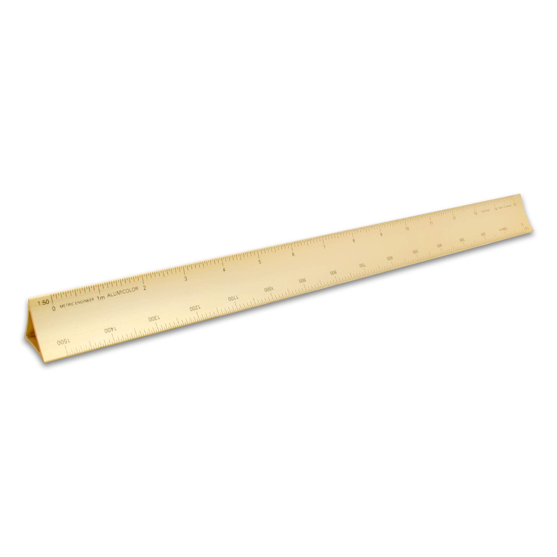 Snapklik.com : Alumicolor 30-cm Aluminum Metric Engineer Hollow Scale ...