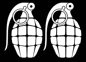 Amazon.com: Grenade 2-Pack Decal Vinyl Sticker Graphics for Cars Trucks ...