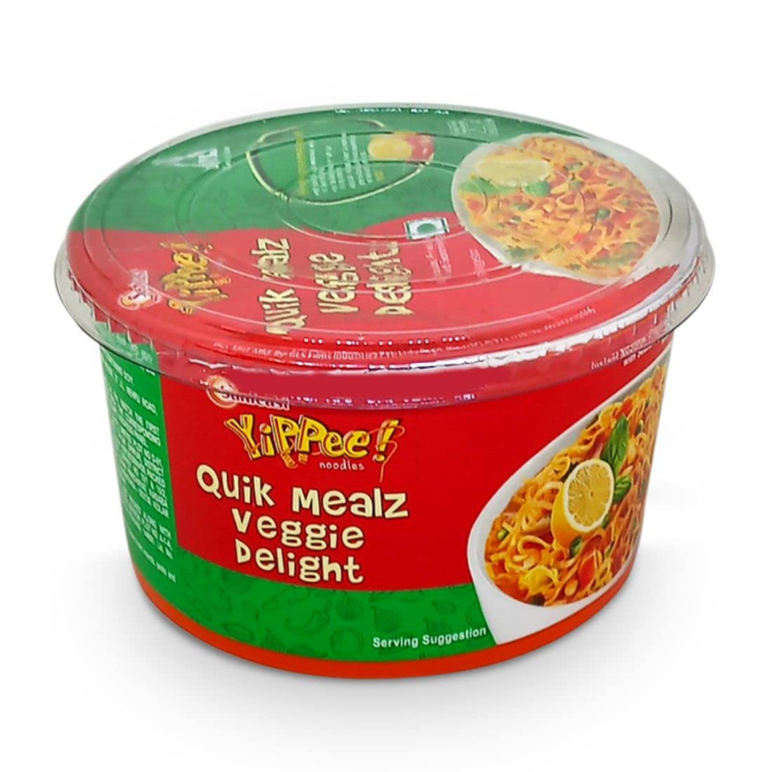 Sunfeast YiPPee! Quik Mealz Veggie Delight Instant Noodles, 70g Cup ...