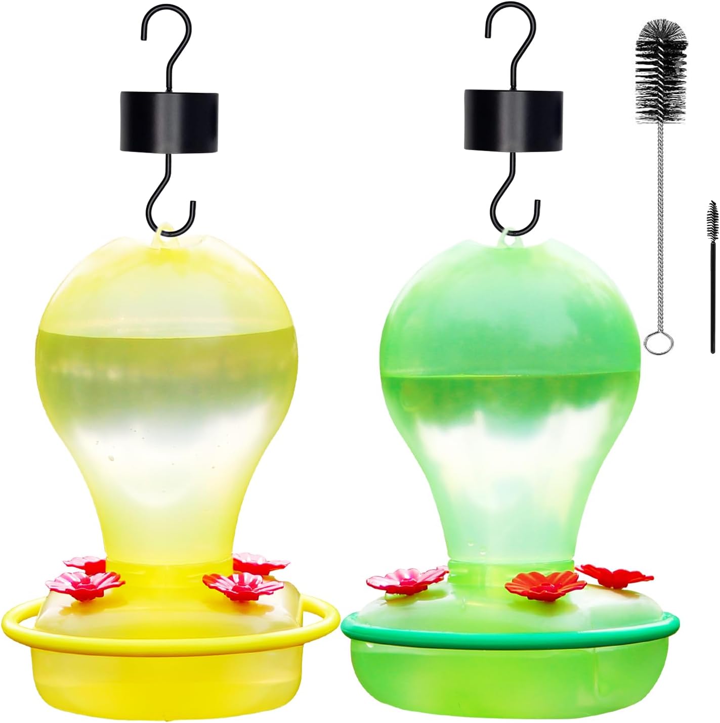 Amazon.com: ReeYee Plastic Hummingbird Feeders for Outdoors Hanging ...