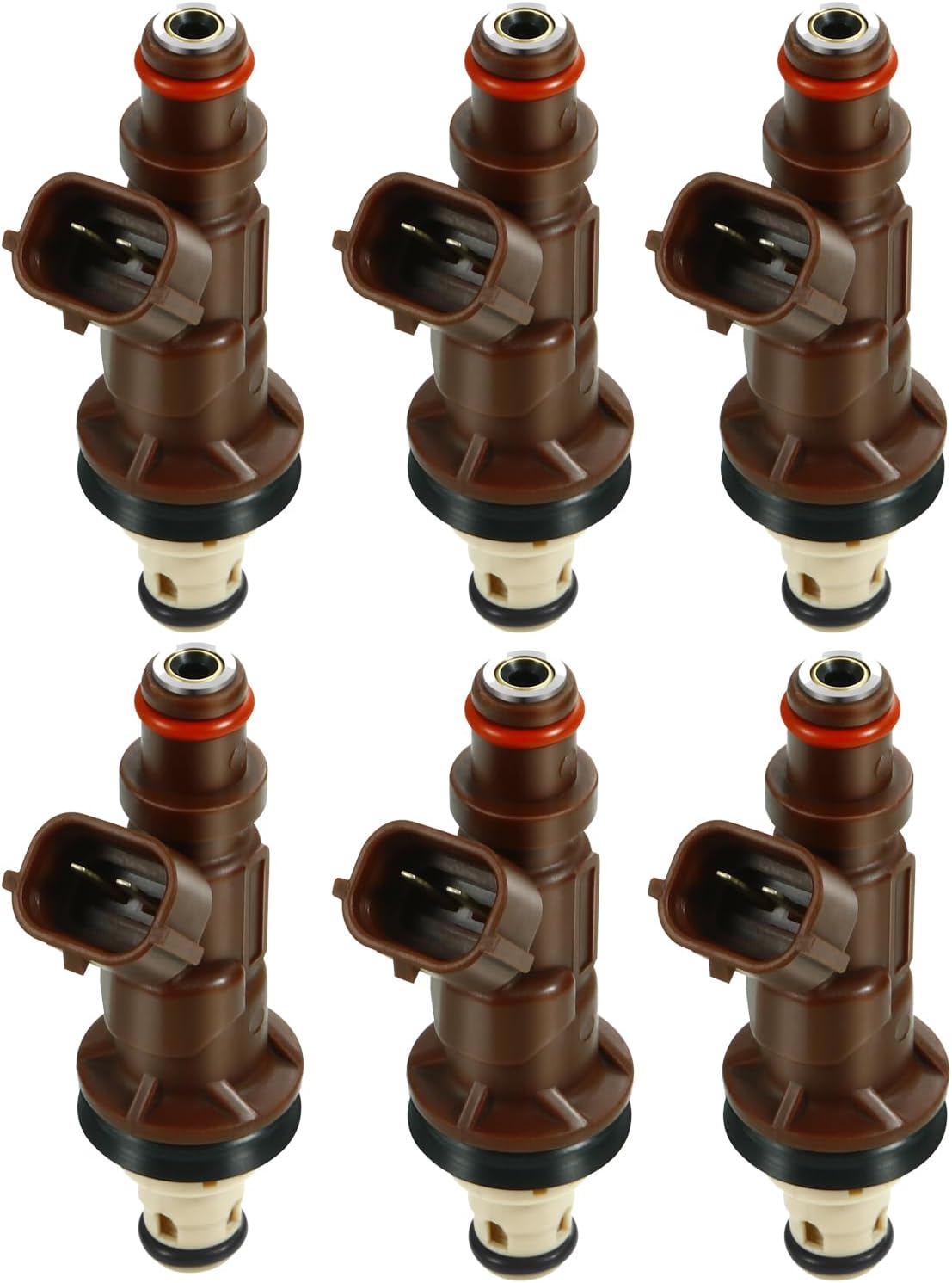 Amazon.com: 23209-62040 Fuel Injectors 6Pcs Mushan Aftermarket Fuel ...