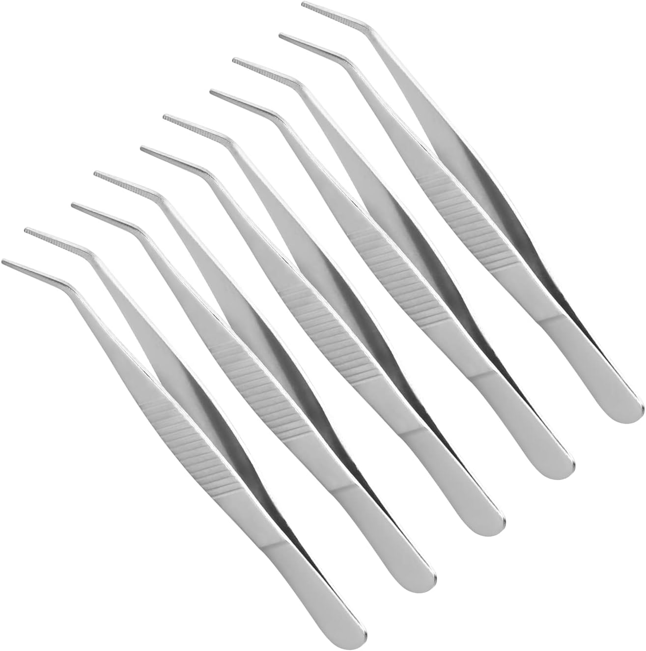 Amazon.com : Piriuuo 8 Pcs Stainless Steel Curved Serrated Tip ...