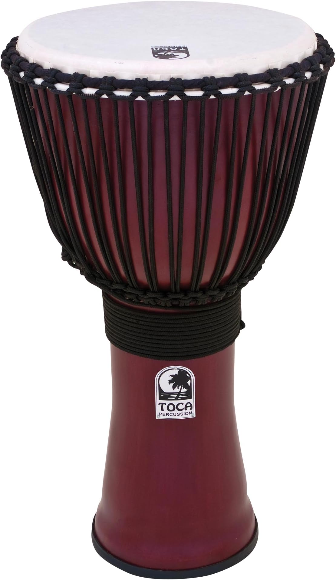 Amazon.com: Toca TF2DJ-12R Freestyle II Rope Tuned 12-Inch Djembe ...