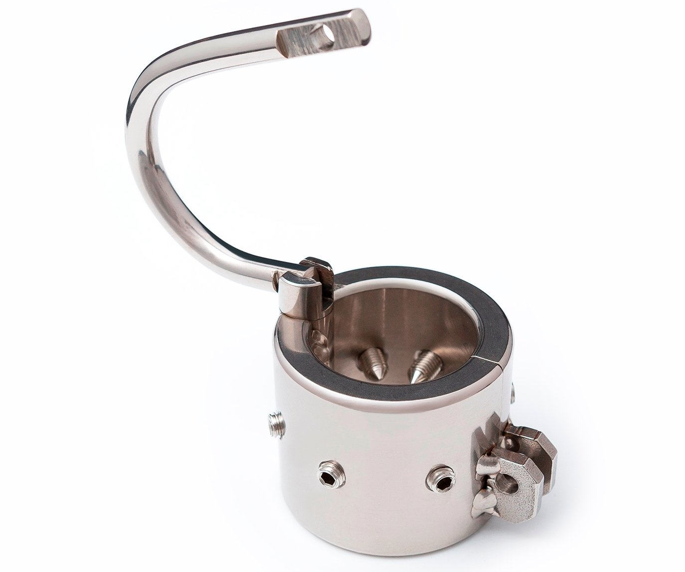 Buy Hell's Couture, Locking Spiked Ball Splitter, Easy to Use Cock and ...