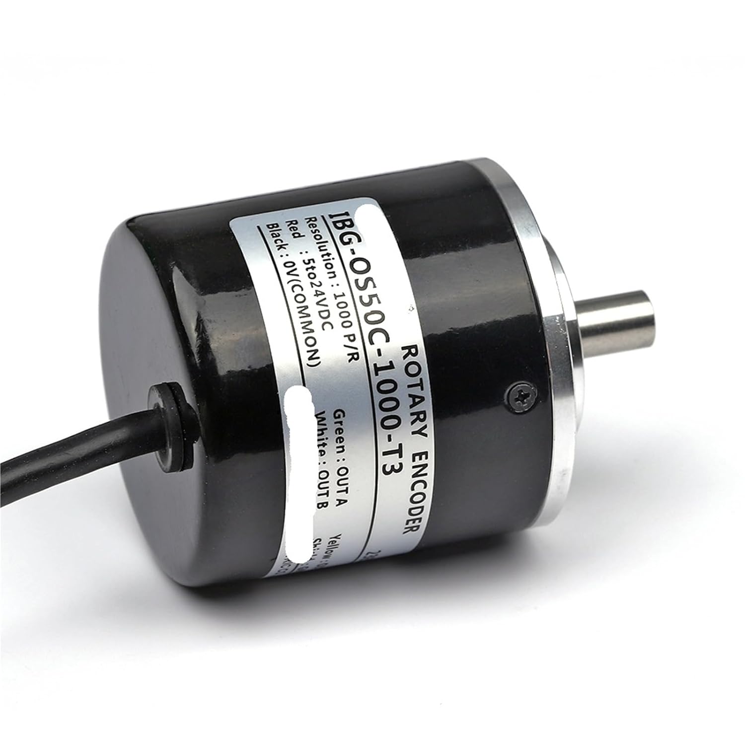 50mm Incremental Rotary Encoder Wtaer and Oil Proof 8MM Solid Shaft ...