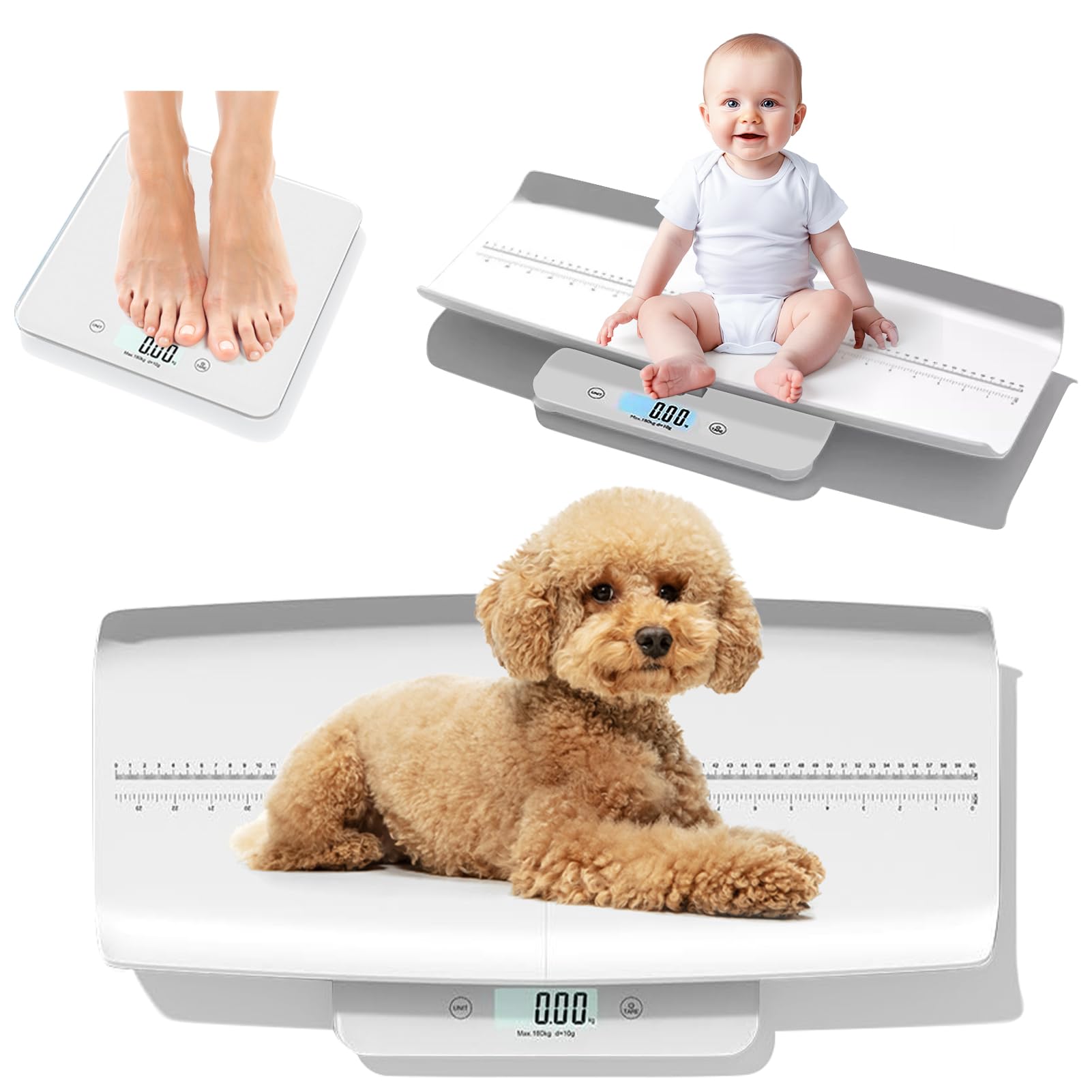 Amazon.com: Helsevesen Small Breed Veterinary Scale, Dog Scale ...