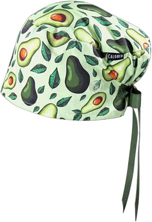 Amazon.com: CALOMED Scrub Cap for Women and Men, Euro Style Scrub Caps ...