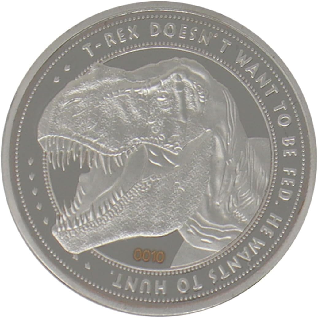 Amazon.com: Jurassic Park Collectable Coin 25th Anniversary T-Rex ...