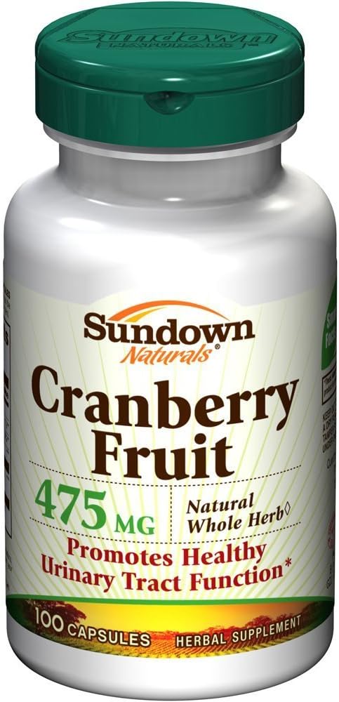 Amazon.com: Sundown Cranberry Fruit Capsules - 100ct, 0.17 Bottles ...