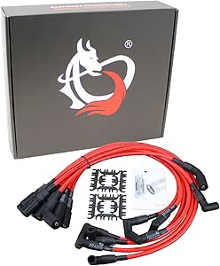 Amazon.com: AIP Electronics Dragon Fire Race Series High Performance Ignition Spark Plug Wire ...